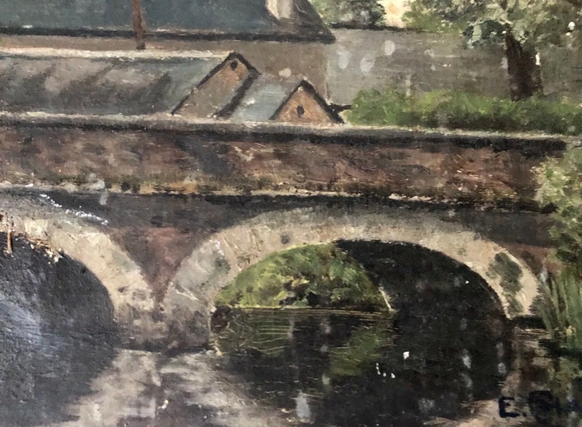 1890s French Barbizon School oil painting on canvas | Etsy