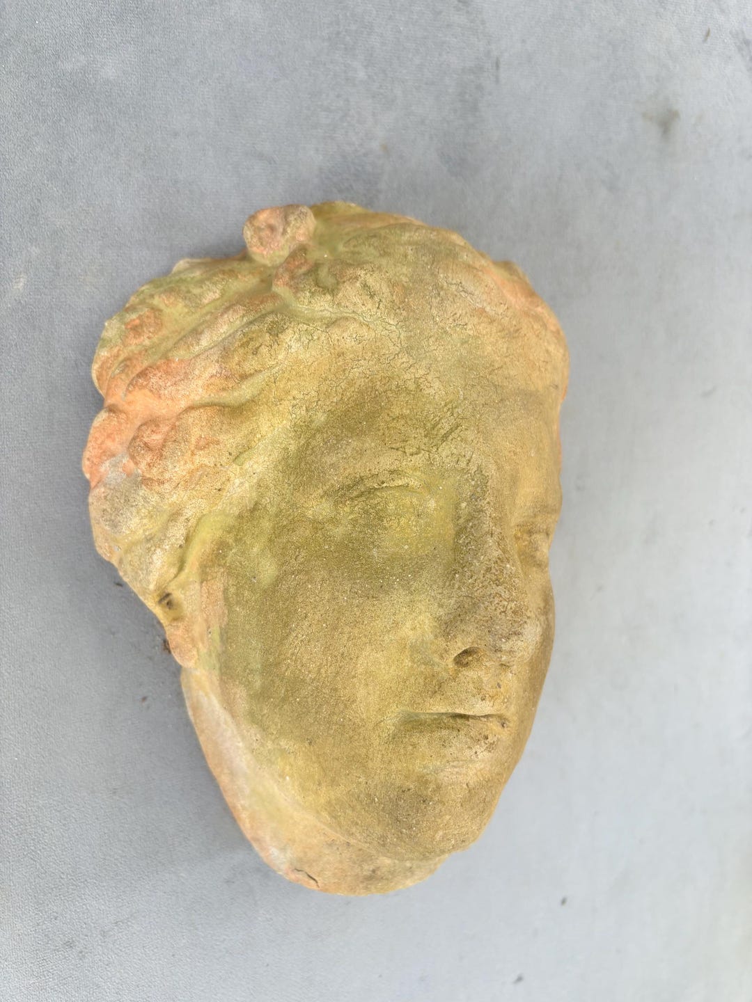 1700s French Antique Woman Bust Head Sculpture Stoneware Academic ...