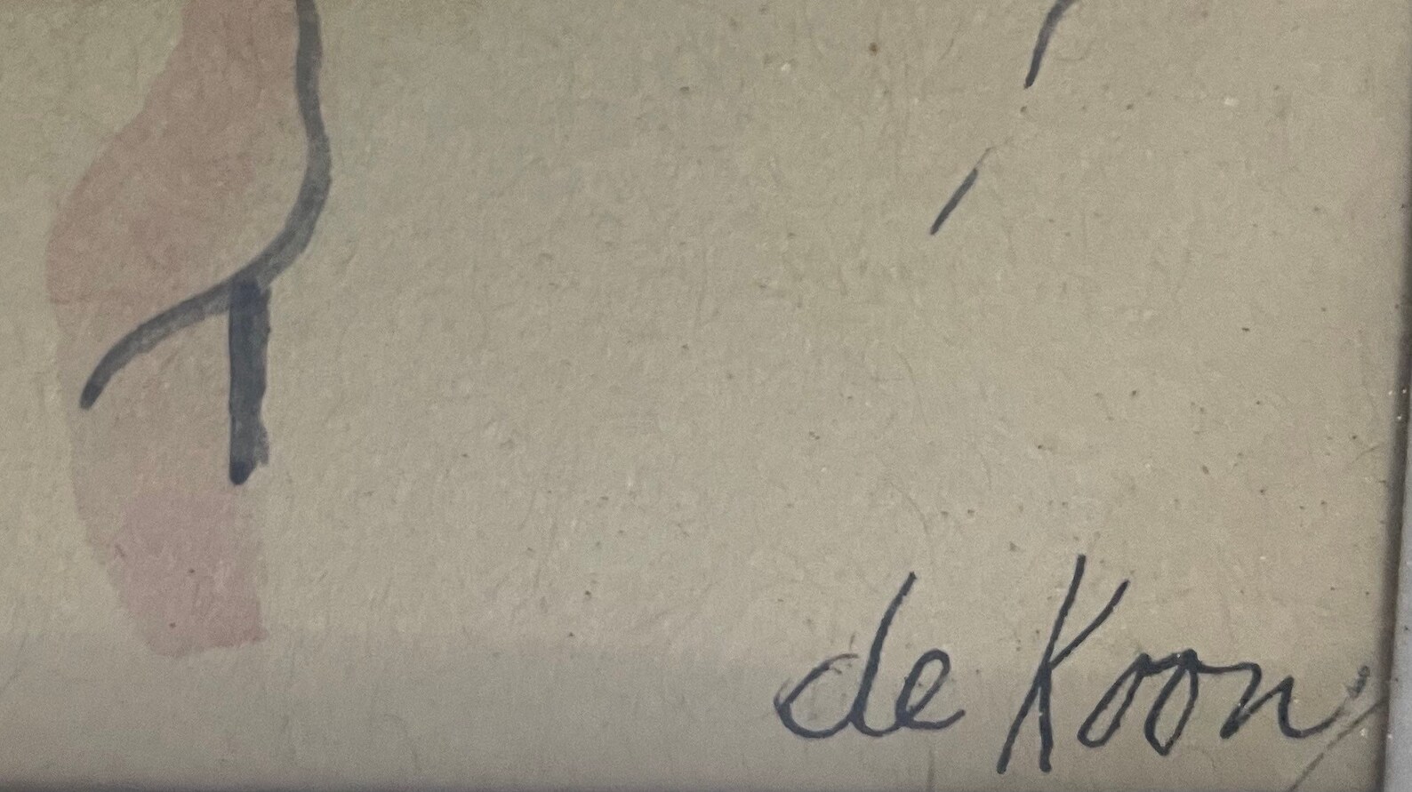 1950s American/dutch Abstract Expressionism Signed Willem De | Etsy