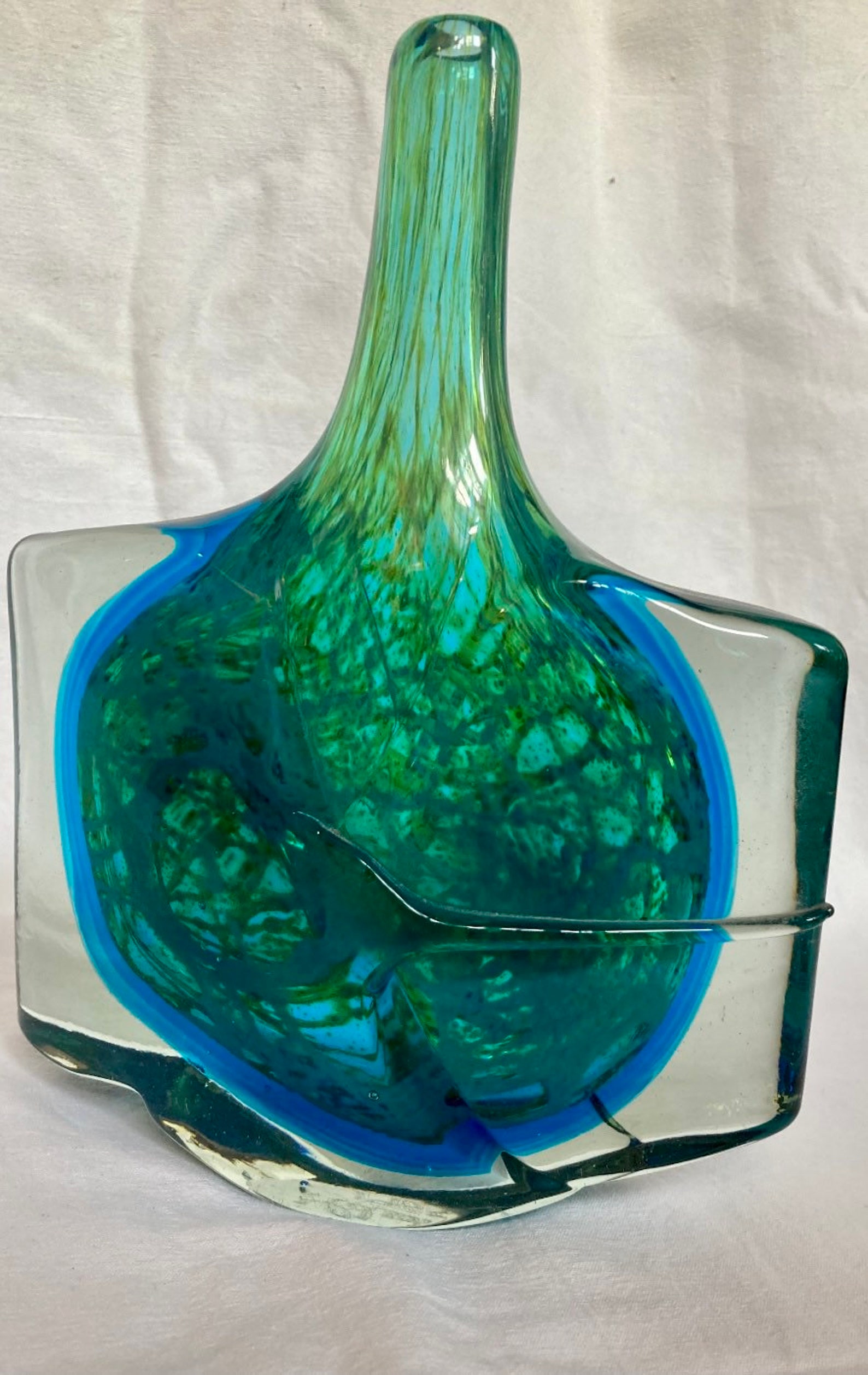 1980s Maltese Vintage Real Mdina Glass Fish Vase by Michael - Etsy