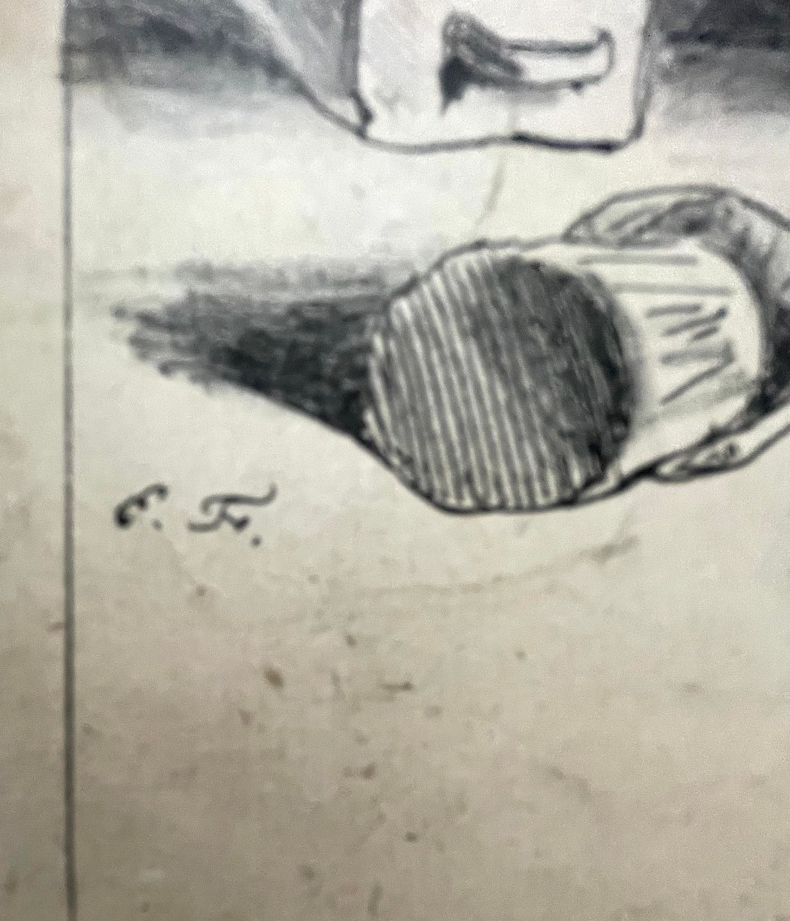 1800s British Ink/pencil on Paper. Sketch. Illustration. | Etsy