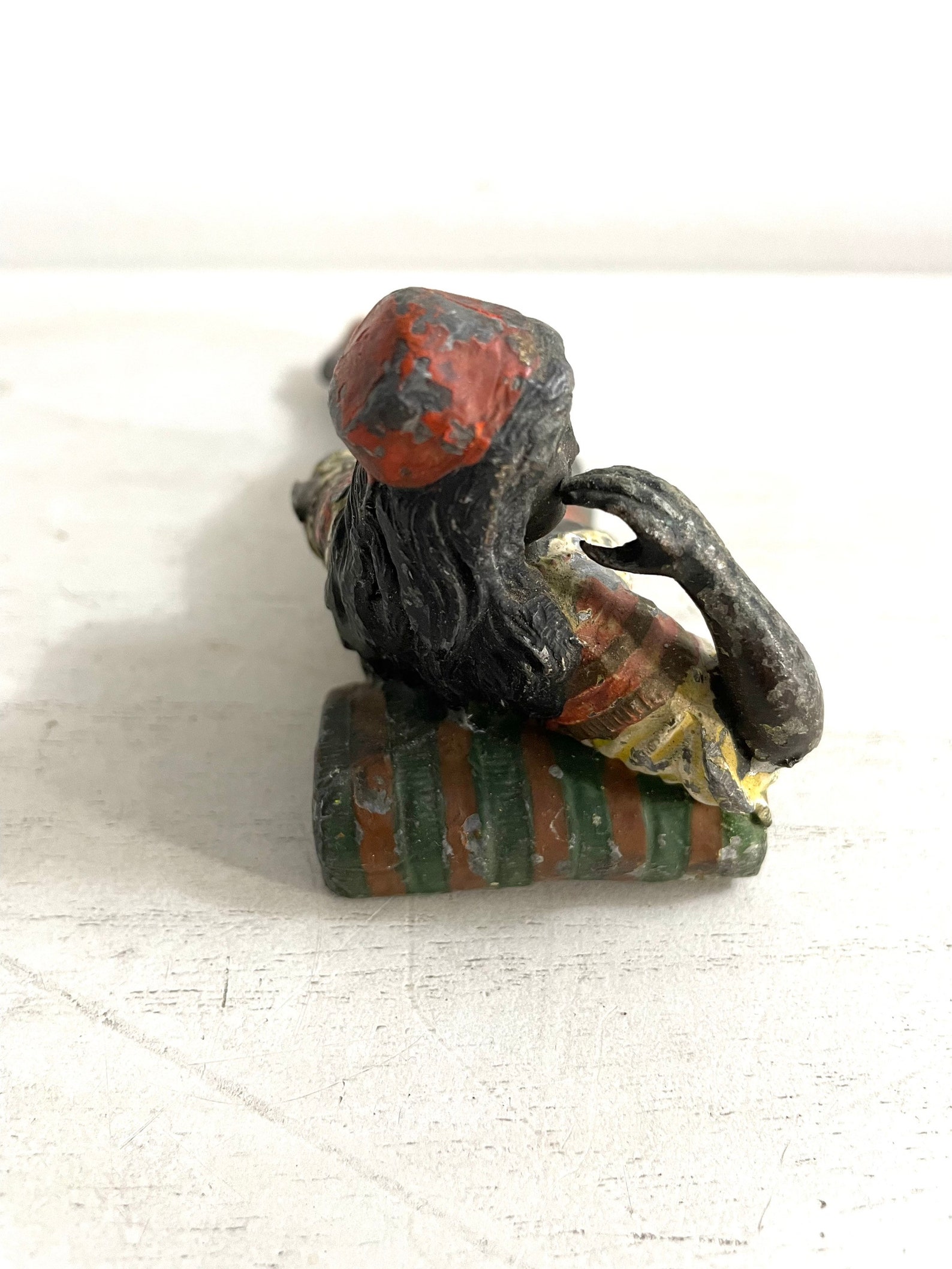 1800s French Orientalism Hand Painted Regulus Statue. | Etsy