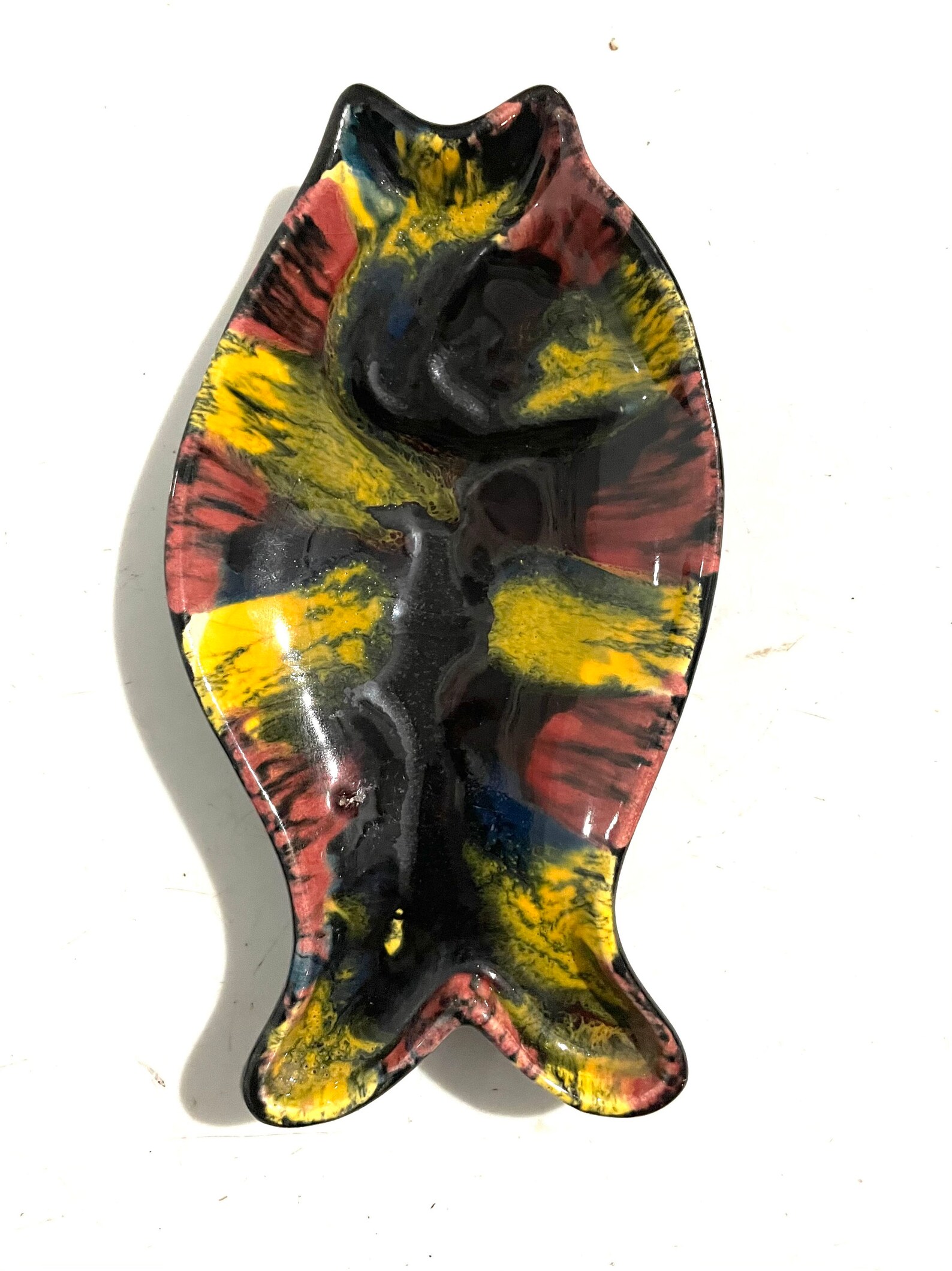 1950s French Vintage Vallauris Pottery Porcelain Set of 4 Fish - Etsy