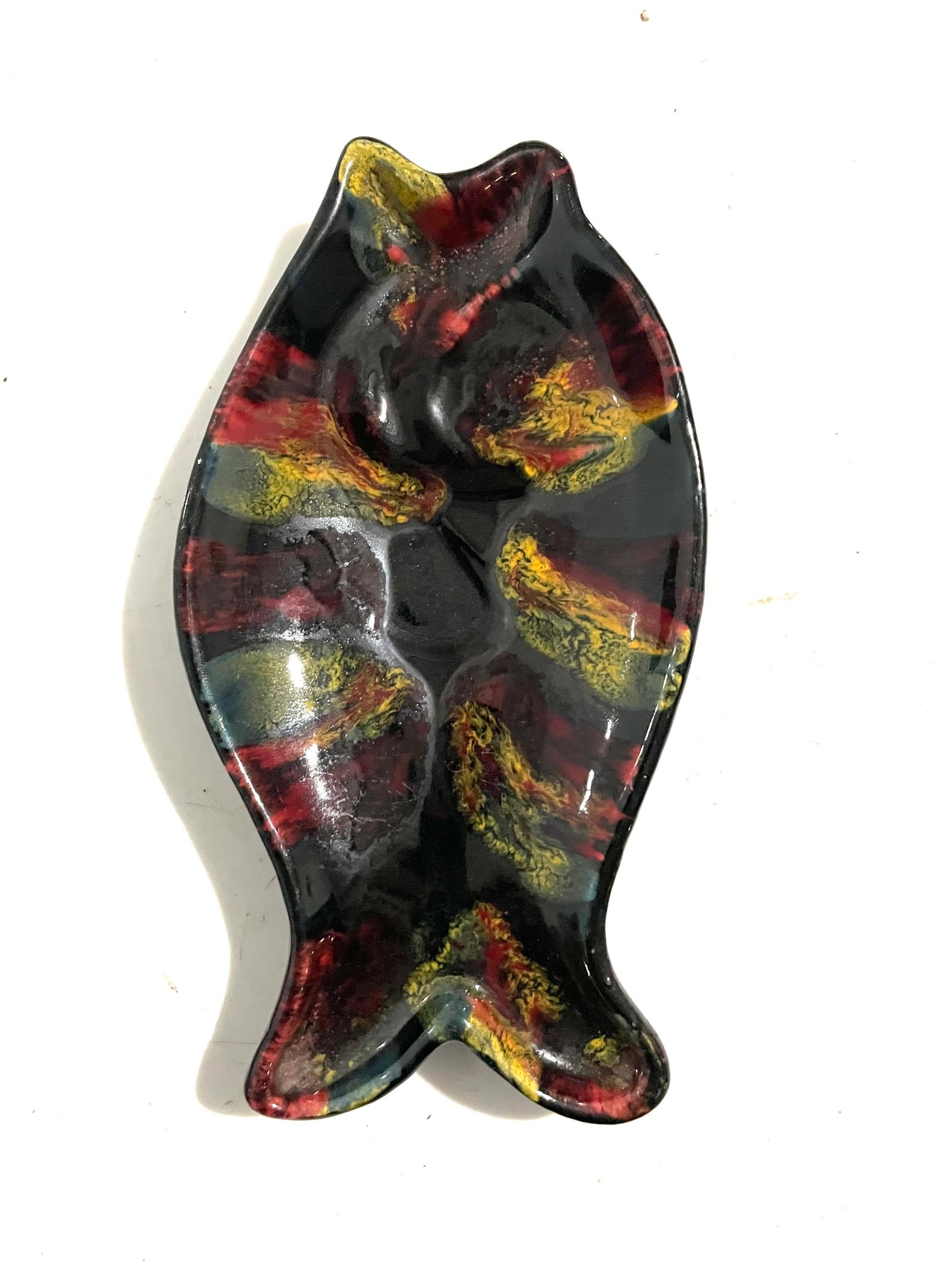 1950s French Vintage Vallauris Pottery Porcelain Set of 4 Fish - Etsy