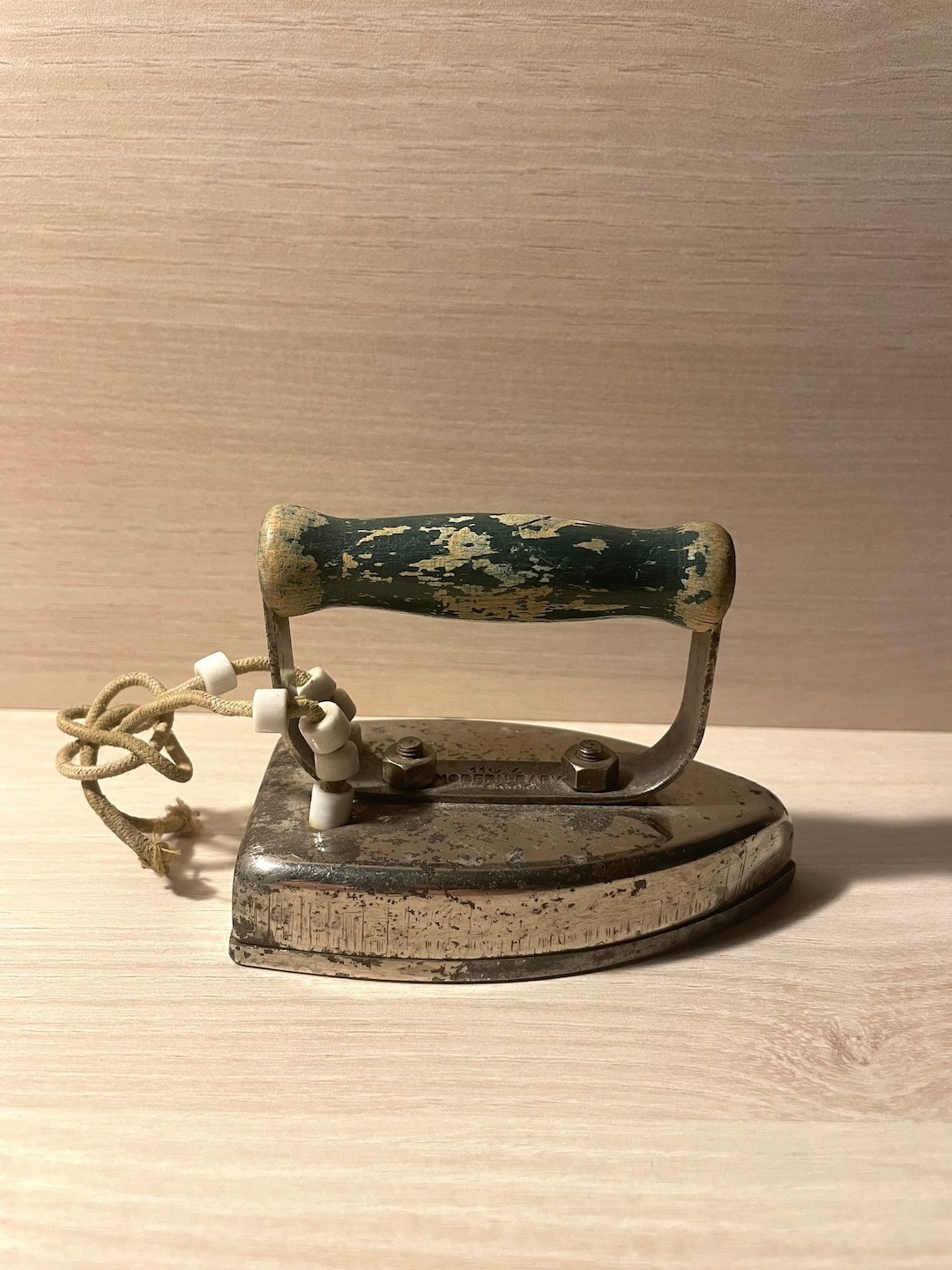 1930s French Rare Professional Mini Iron for Ironing Lace and Trim ...