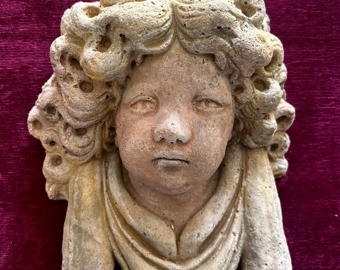 1700s French Gothic Grotesque Stone Sculpture Antique Church ...