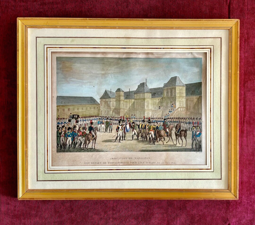 1830 French Engraver François Pigeot 1782-1849 Engraving on Paper ...