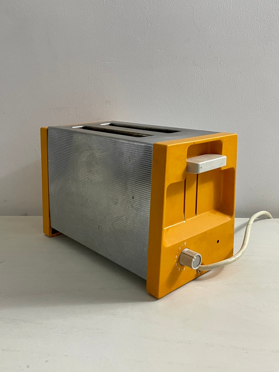 1970s German Vintage Orange Age Design. Industrial Design Two Slice ...