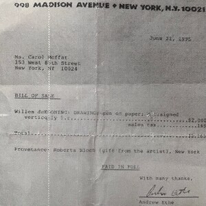 1950s American/dutch Abstract Expressionism Signed Willem De | Etsy