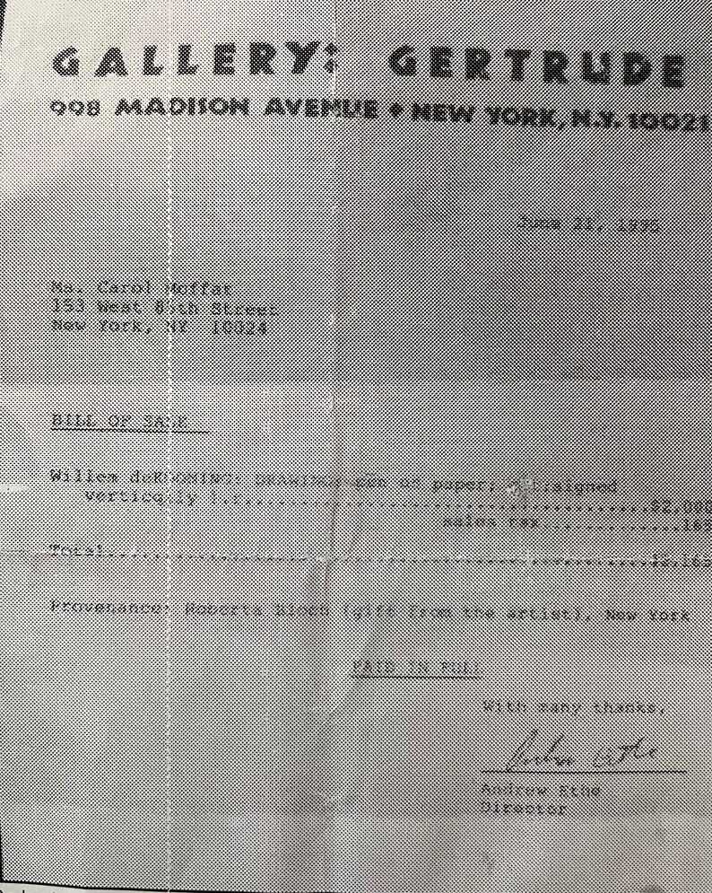 1950s American/dutch Abstract Expressionism Signed Willem De | Etsy