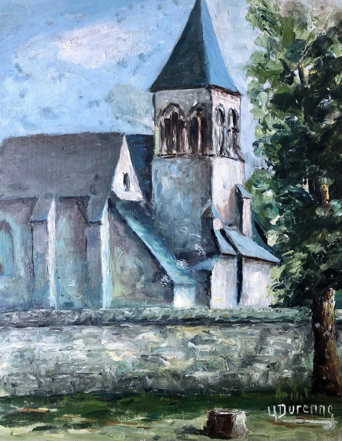 1930s French Oil Painting on Panel - Etsy