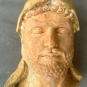 1700s French Antique Stoneware Sculpture of Heracles With Lion Skin ...