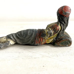 1800s French Orientalism Hand Painted Regulus Statue. - Etsy