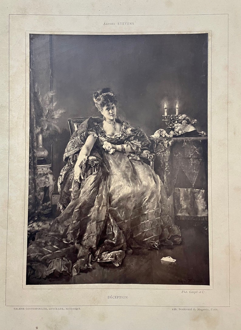 1800s Antique French Photo Multiple Print of Adolphe Goupil - Etsy