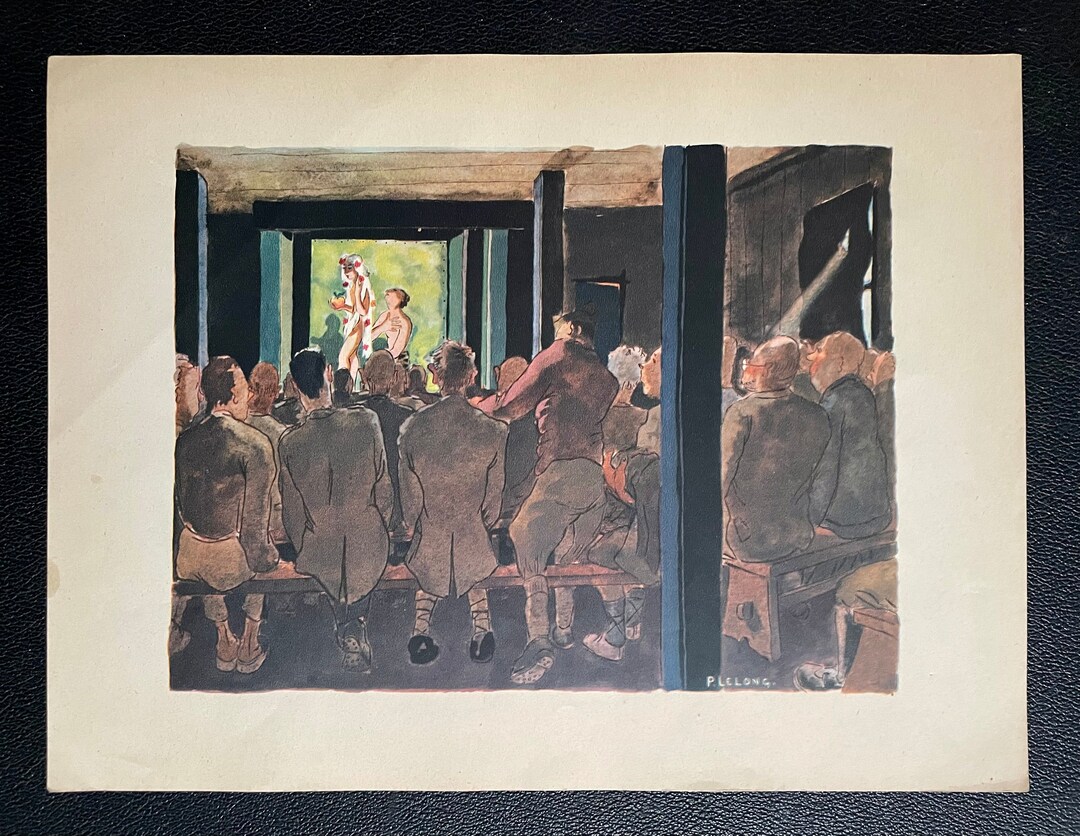 1940s French Master Pierre Lelong 1908-1984 Heliographic Engraving on ...
