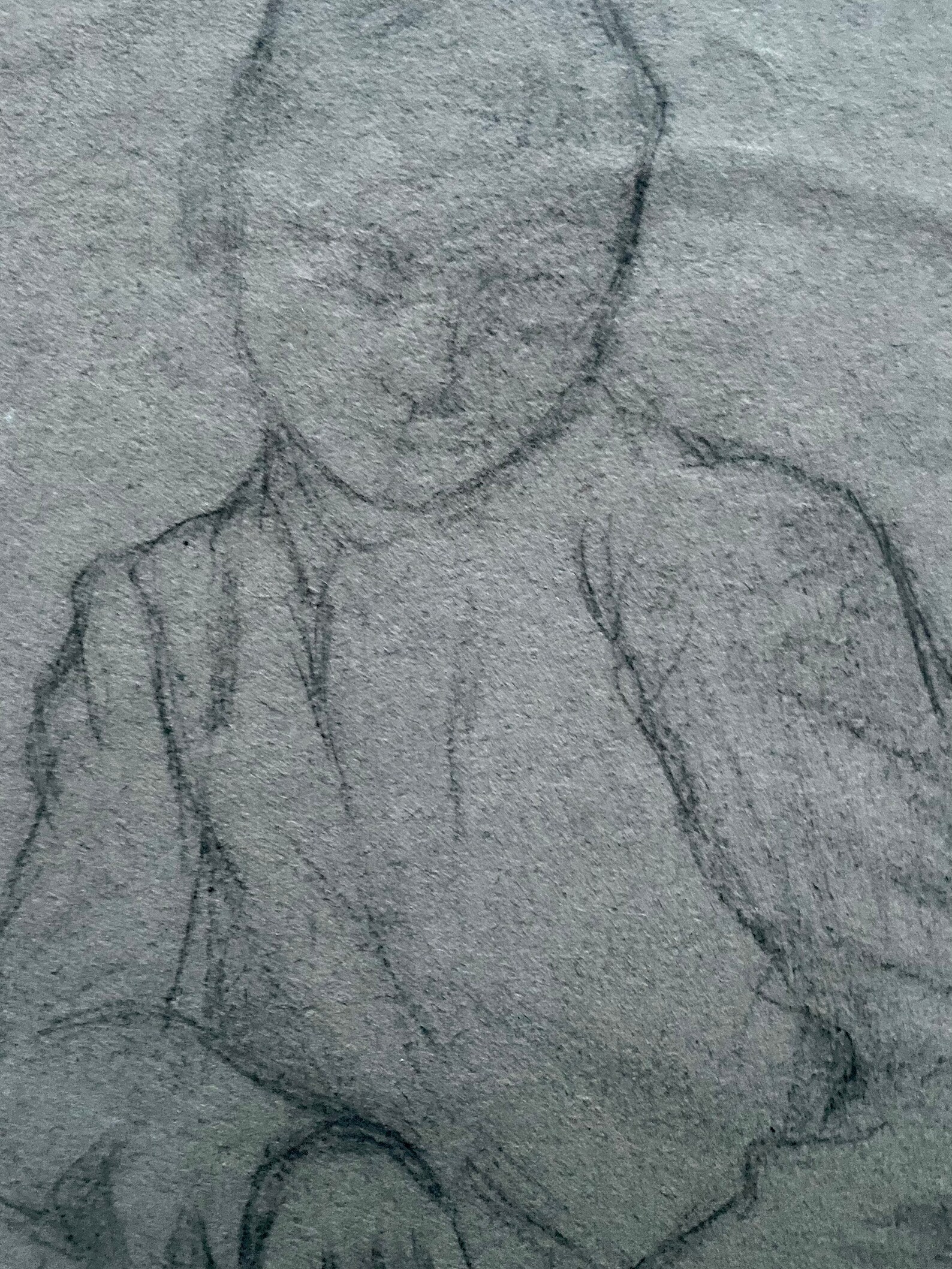 1910s French Pencil Drawing. Portrait of a Young Frenchman. - Etsy