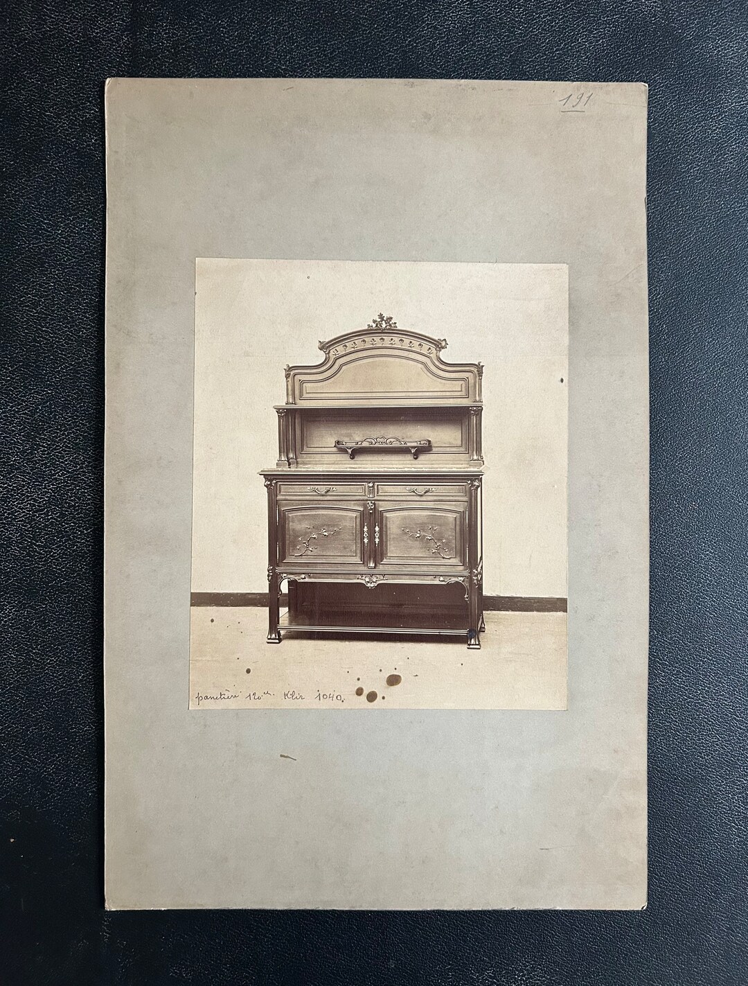 1800s French Antique Photo From Technical File of Furniture Design ...