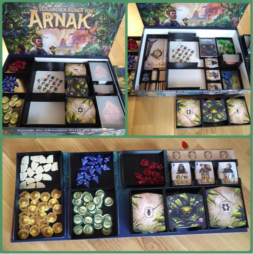 Lost Ruins of Arnak Board Game Insert Fits Sleeved Cards | Etsy