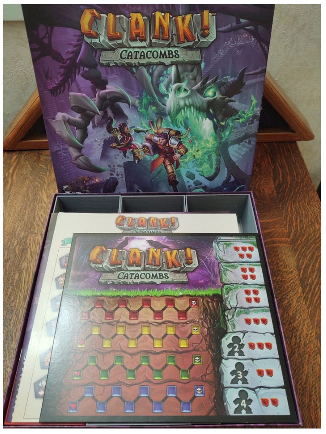 Clank Catacombs Board Game Insert - Etsy