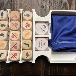 Wingspan nesting Box Board Game Insert Fits Sleeved Cards & - Etsy