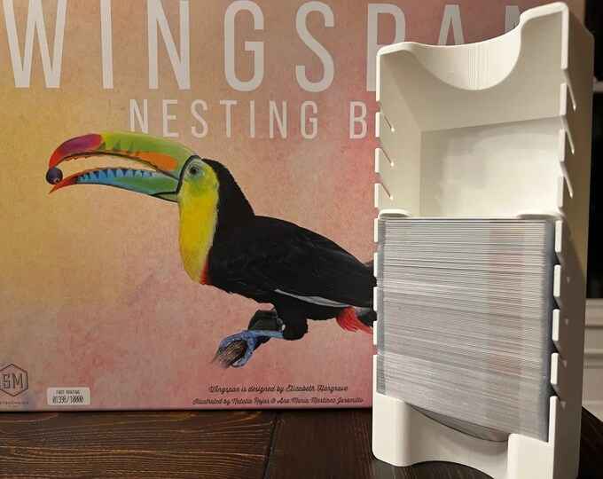 Wingspan nesting Box Board Game Insert Fits Sleeved Cards & Expansions ...