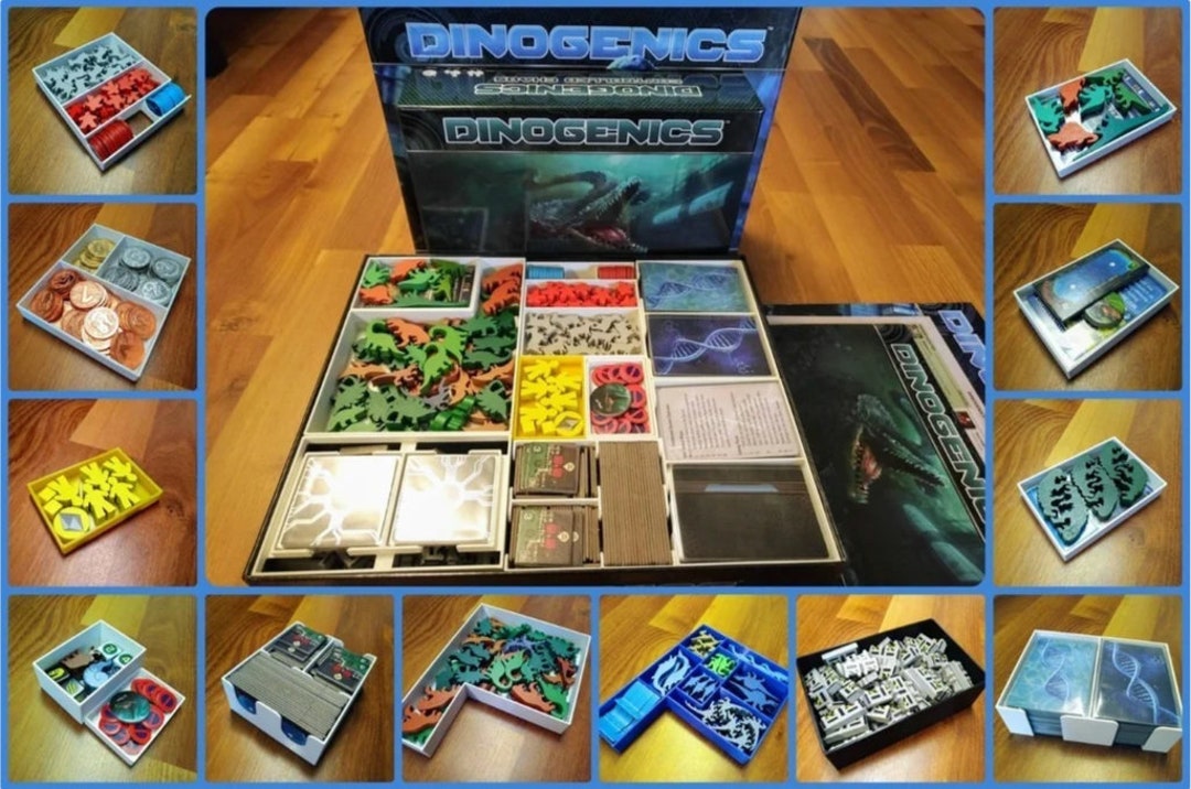 Dinogenics Board Game Insert Fits Controlled Chaos Expansion - Etsy UK