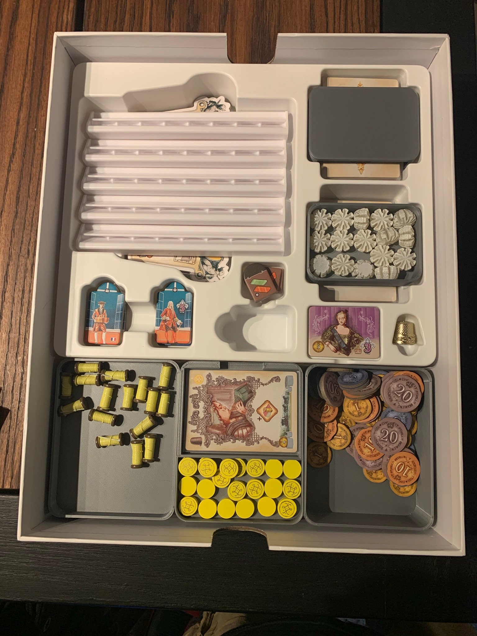 Rococo Deluxe Board Game Insert Fits Sleeved Cards - Etsy