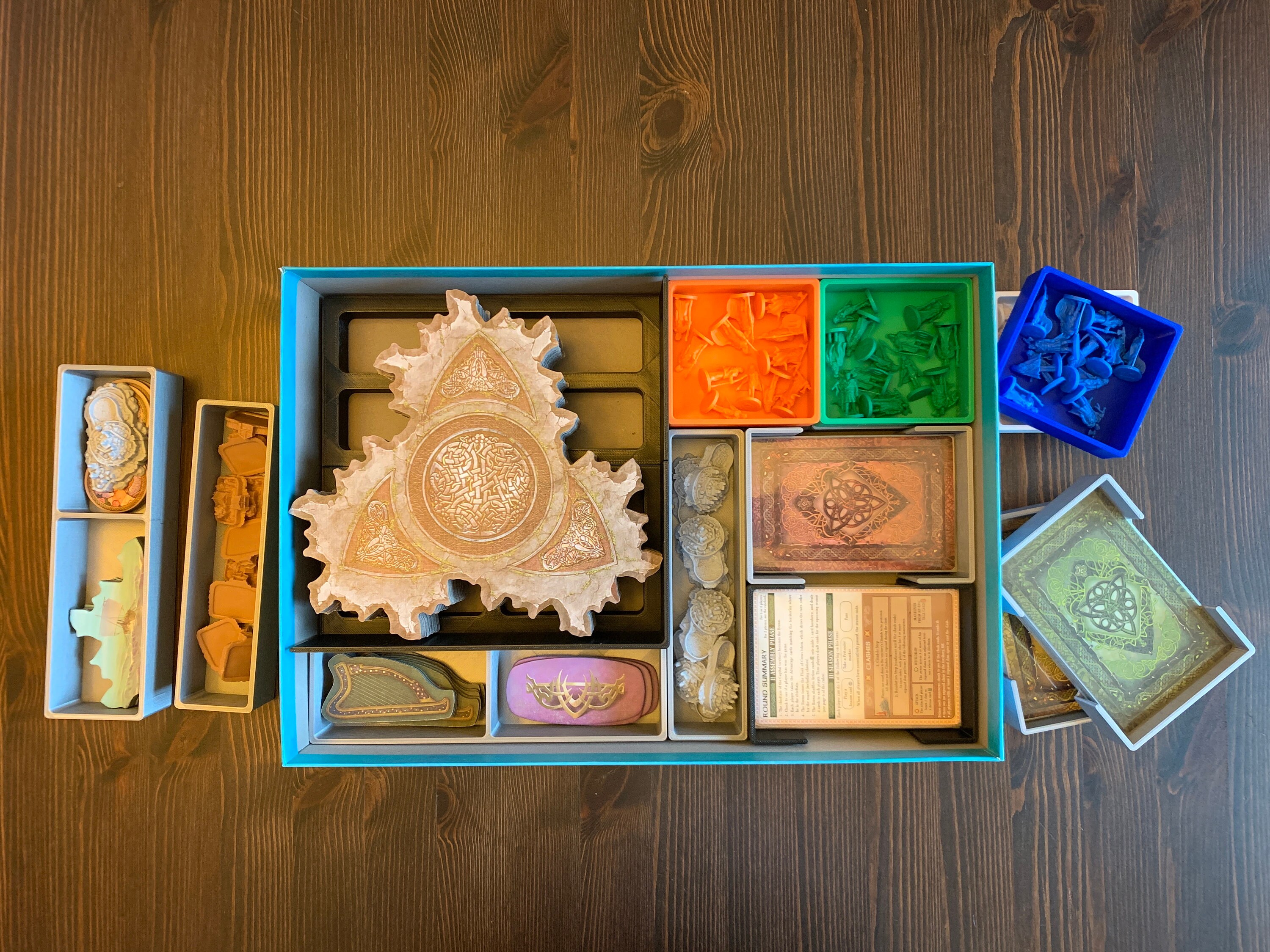 Inis Board Game Insert Fits Expansion & Sleeved Cards - Etsy