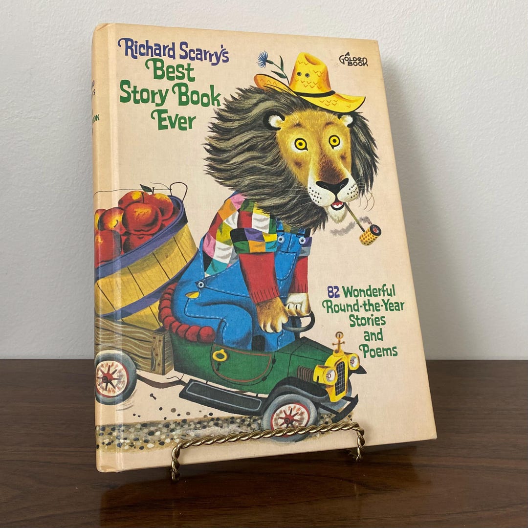 60s Vintage Richard Scarry's Best Story Book Ever Hardcover Picture ...