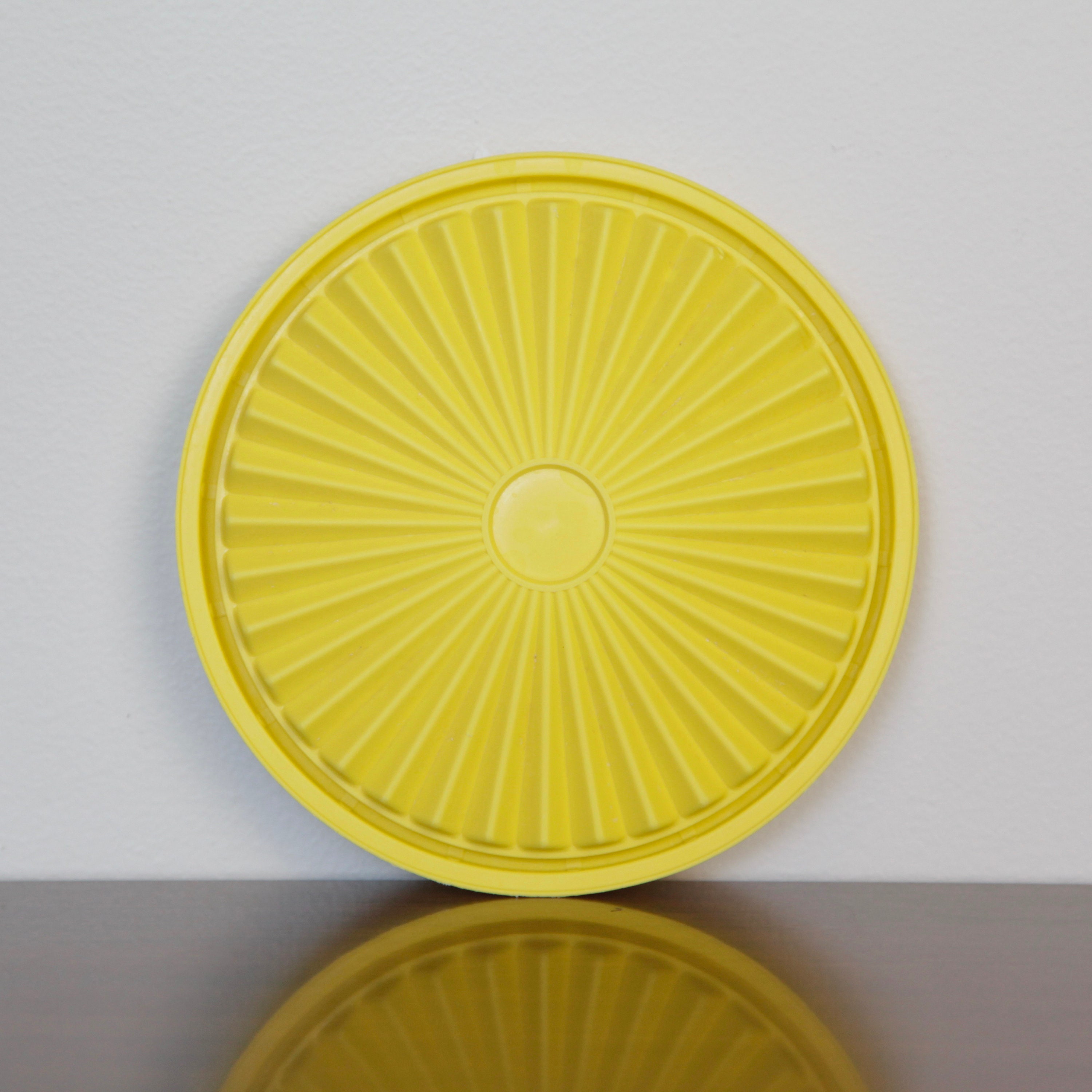 70s/80s Era Vintage Tupperware Yellow Plastic Canister With - Etsy