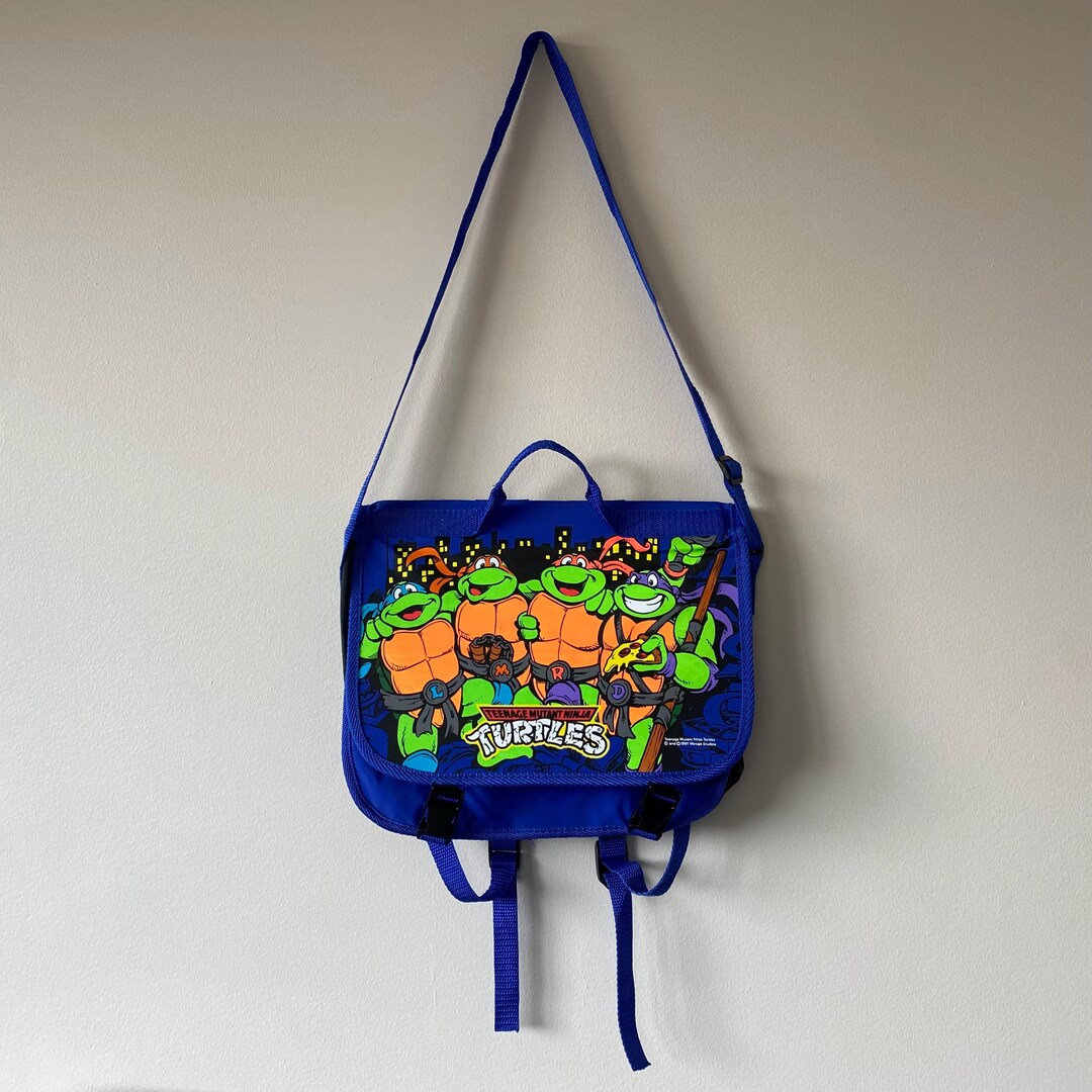 1991 Vintage TMNT Teenage Mutant Ninja Turtles Kids Backpack, Book Bag ...
