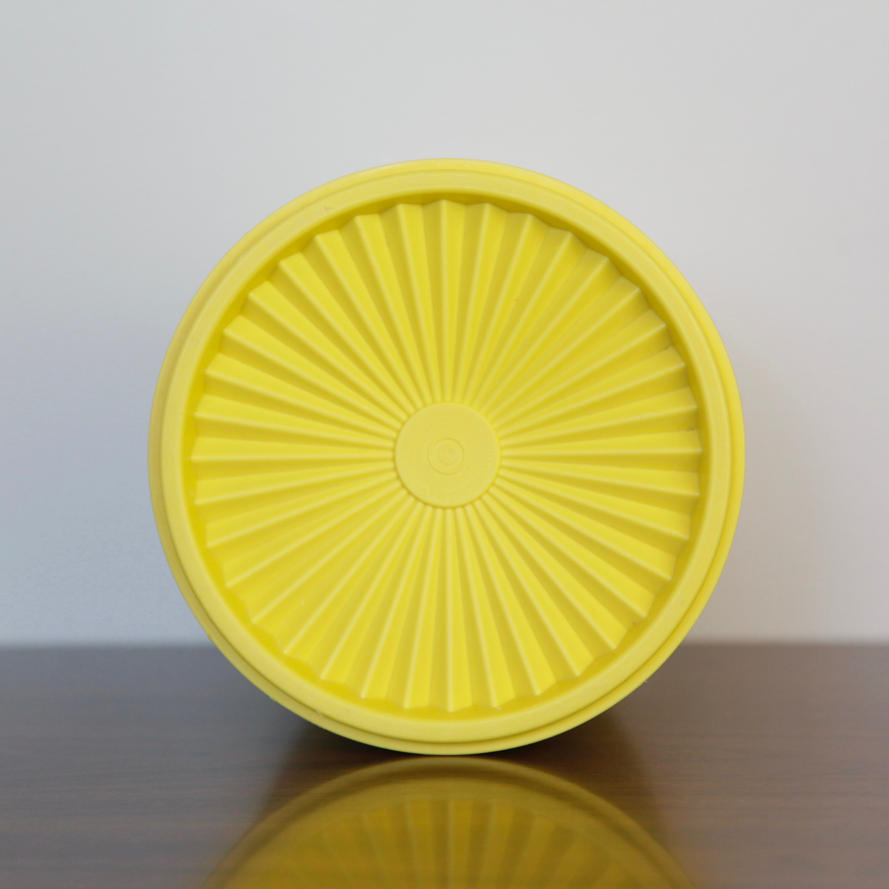 70s/80s Era Vintage Tupperware Yellow Plastic Canister With - Etsy
