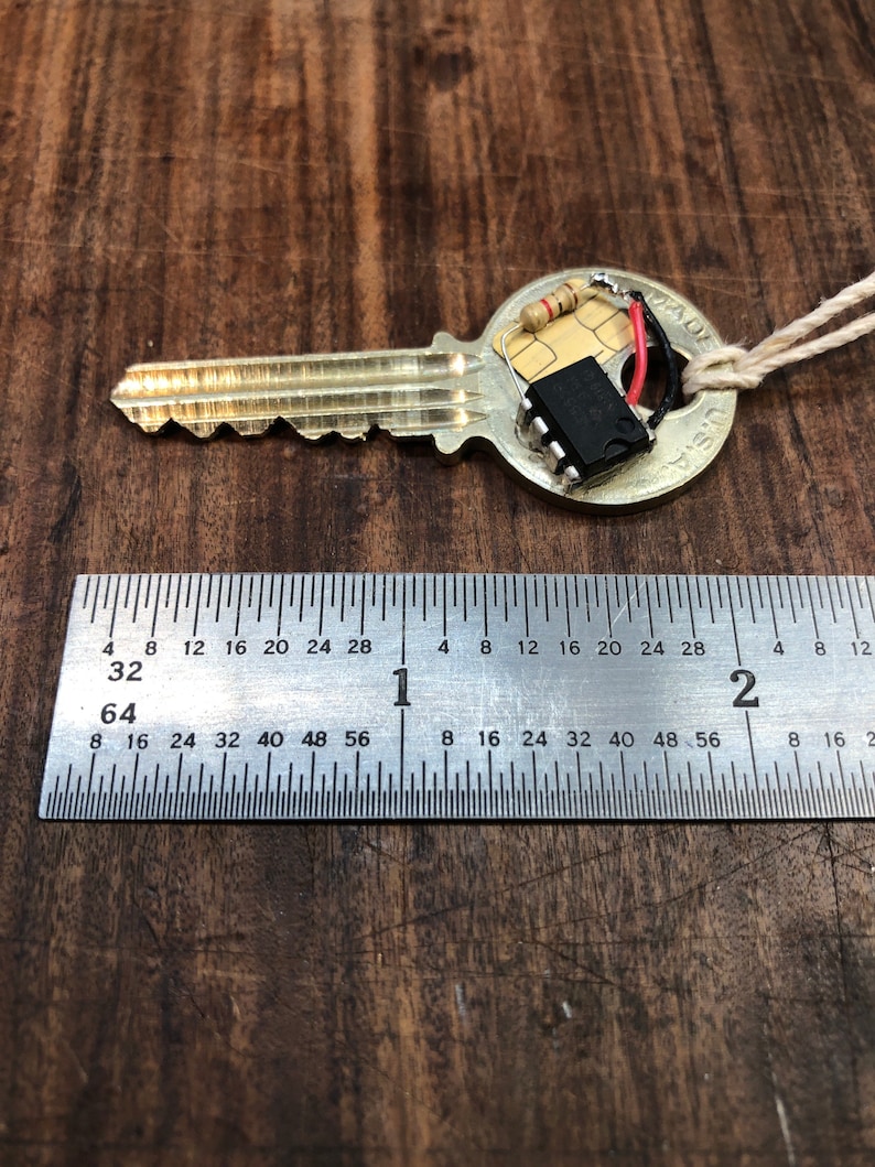 Doctor Who Tardis Key With Perception Filter Necklace Yale | Etsy