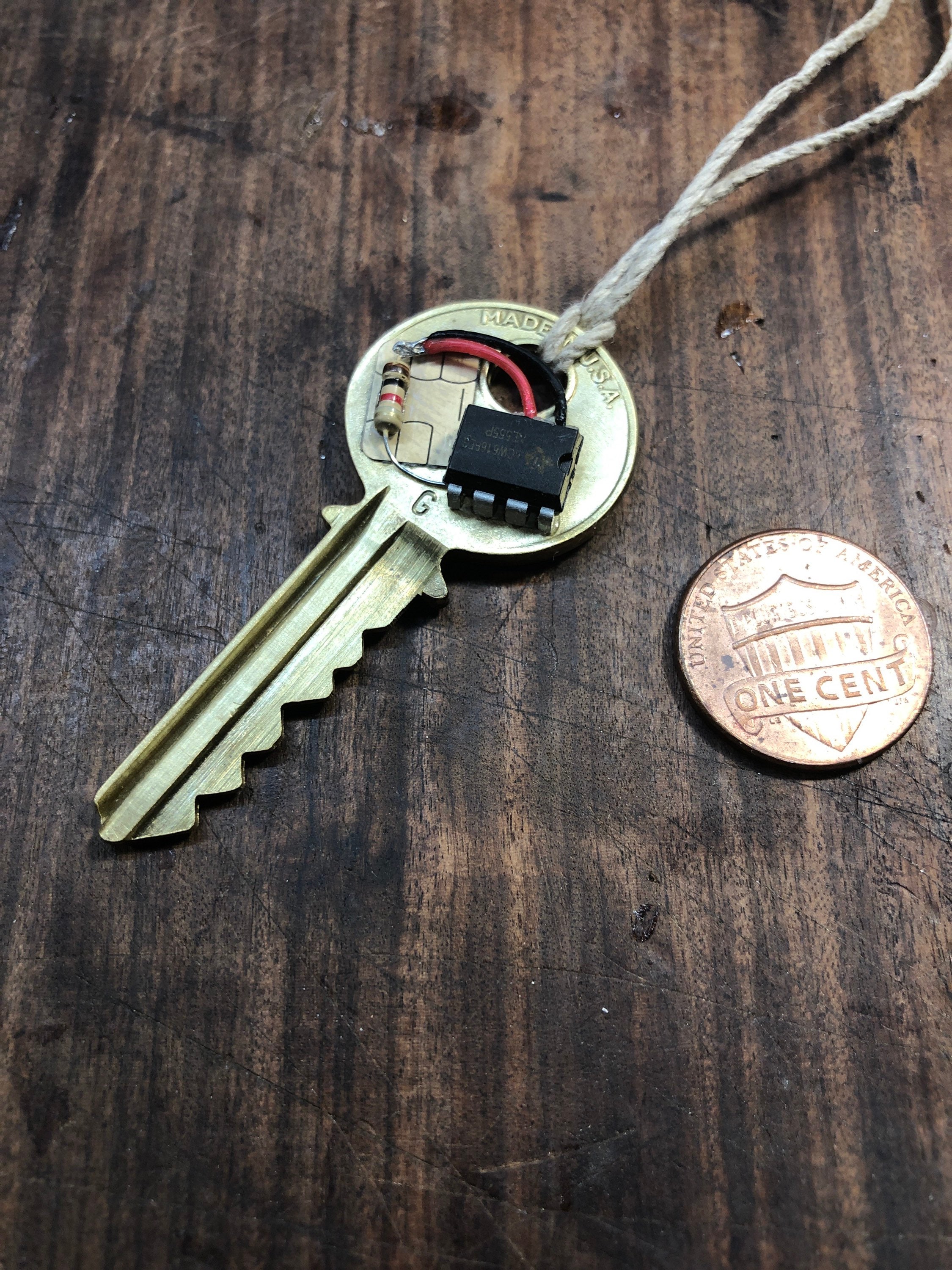 Doctor Who Tardis Key With Perception Filter Necklace Yale | Etsy