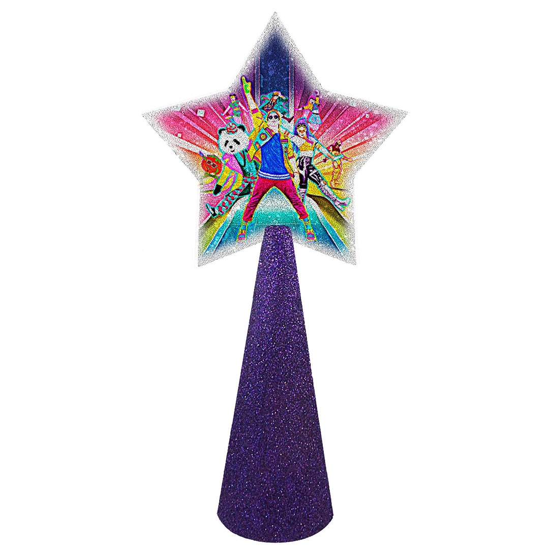 CUSTOM Tree Topper on Purple Glitter Base - Etsy