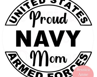 Proud Coast Guard Mom PNG Sublimation Instant Digital Design | Etsy