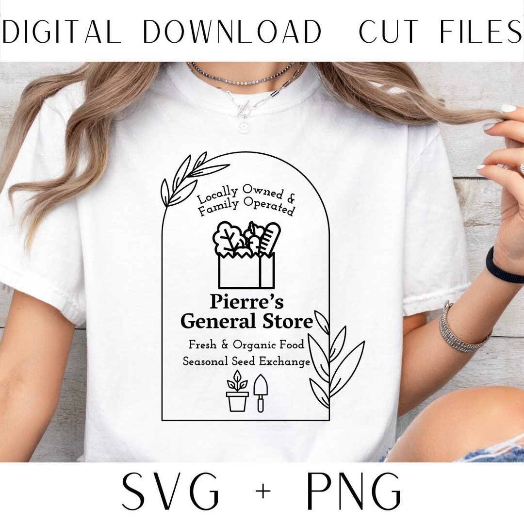 Stardew Valley - Pierre's General Store SVG PNG, Cut File - Etsy