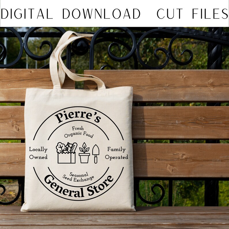 Stardew Valley - Pierre's General Store Logo SVG PNG, Cut File - Etsy