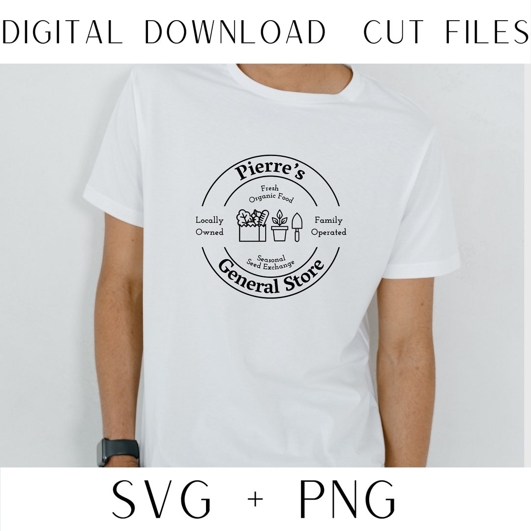Stardew Valley - Pierre's General Store Logo SVG PNG, Cut File - Etsy