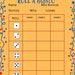Bunco 4th of July Scorecard | Bunco Score Card | Foldable Table Tent ...