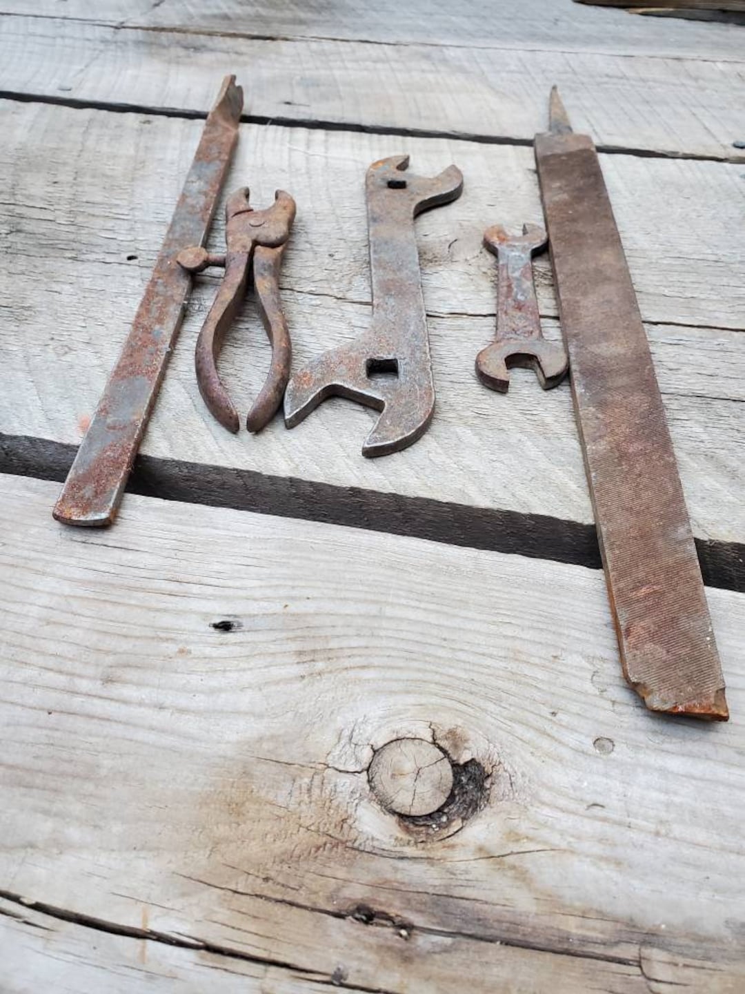Vintage Rusty Tools Set of 5 - Etsy