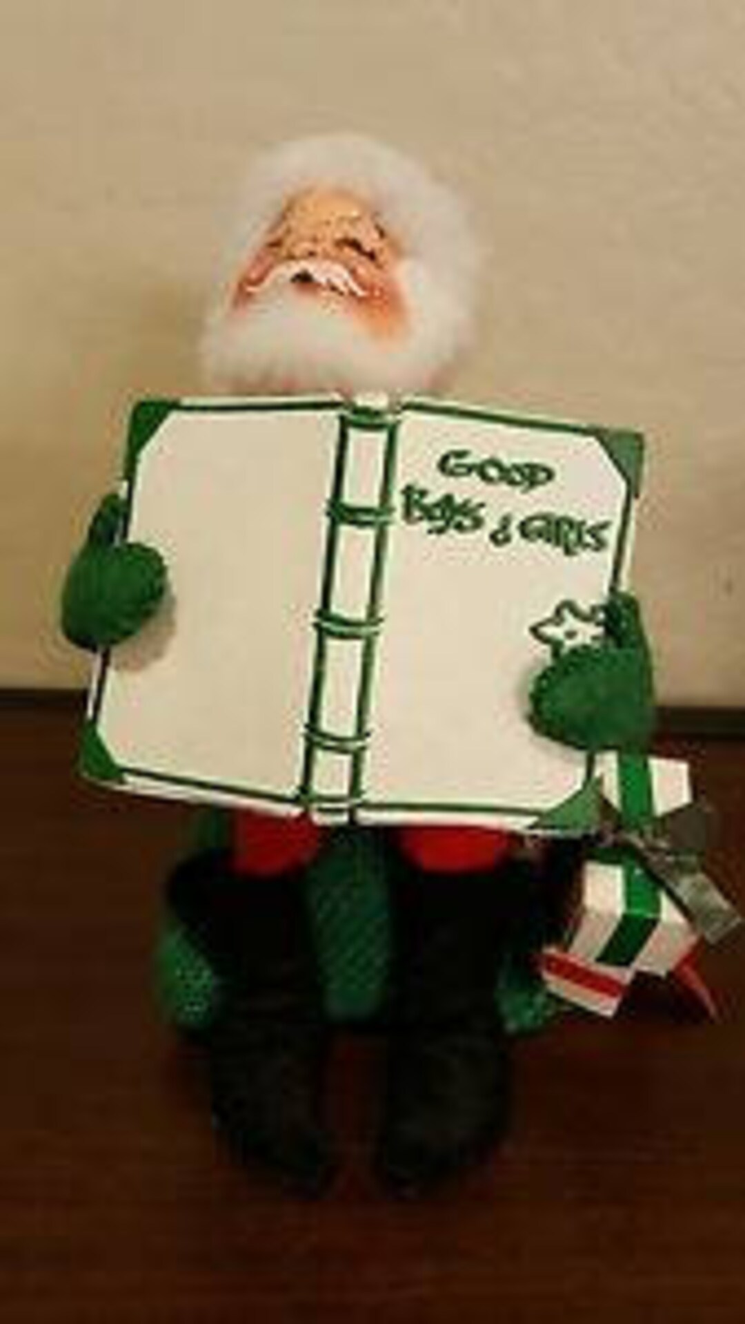 Annalee Santa Good Boys & Girls Book 1990 - Etsy