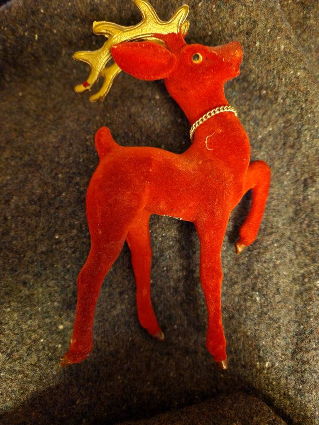 Vintage Reindeer Ornament - Etsy
