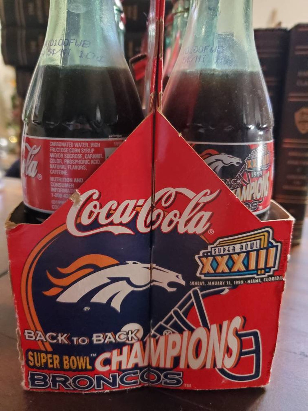 Broncos Coca Cola Limited Edition Super Bowl Six Pack - Etsy