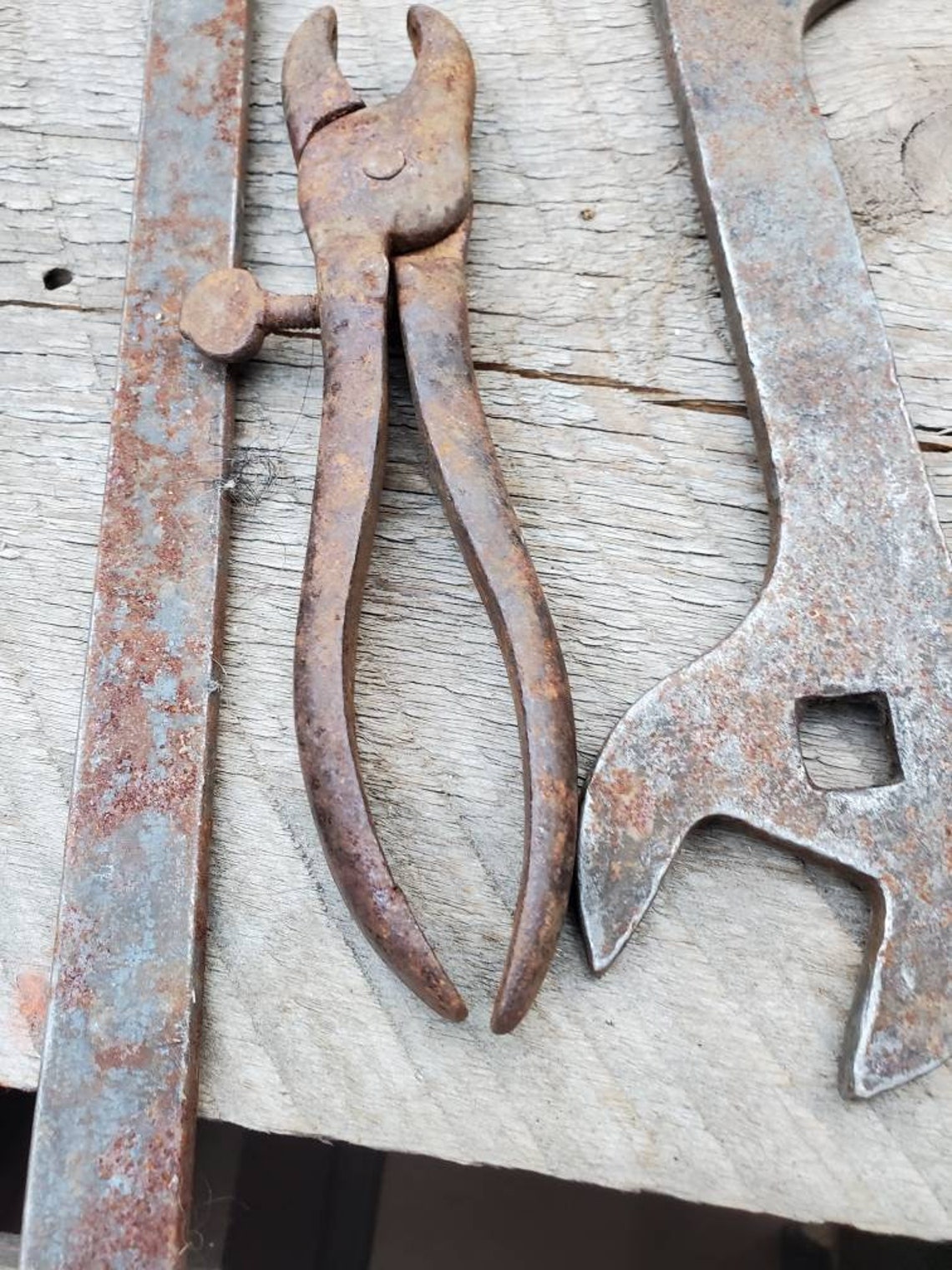 Vintage Rusty Tools Set of 5 | Etsy
