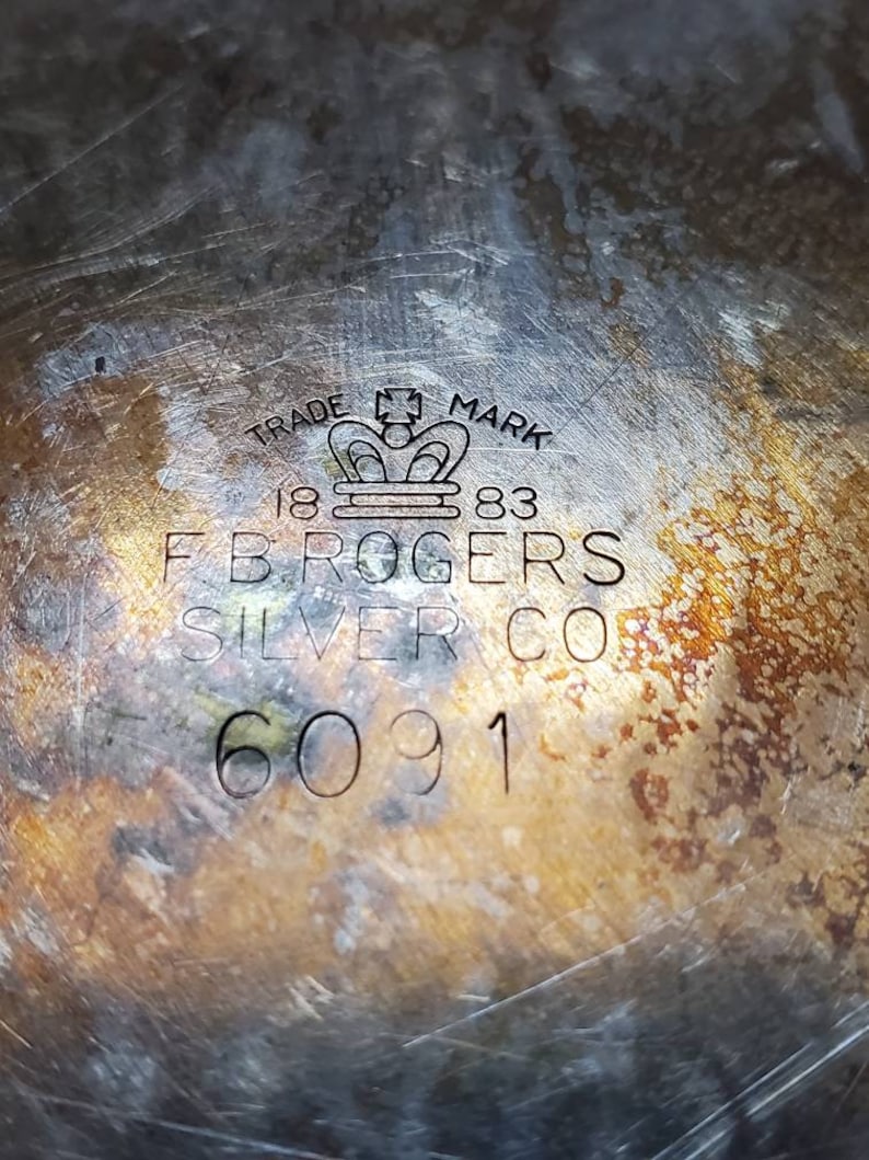FB Rogers 1883 Silver Co 6091 Tray Platter Silverplate - Etsy