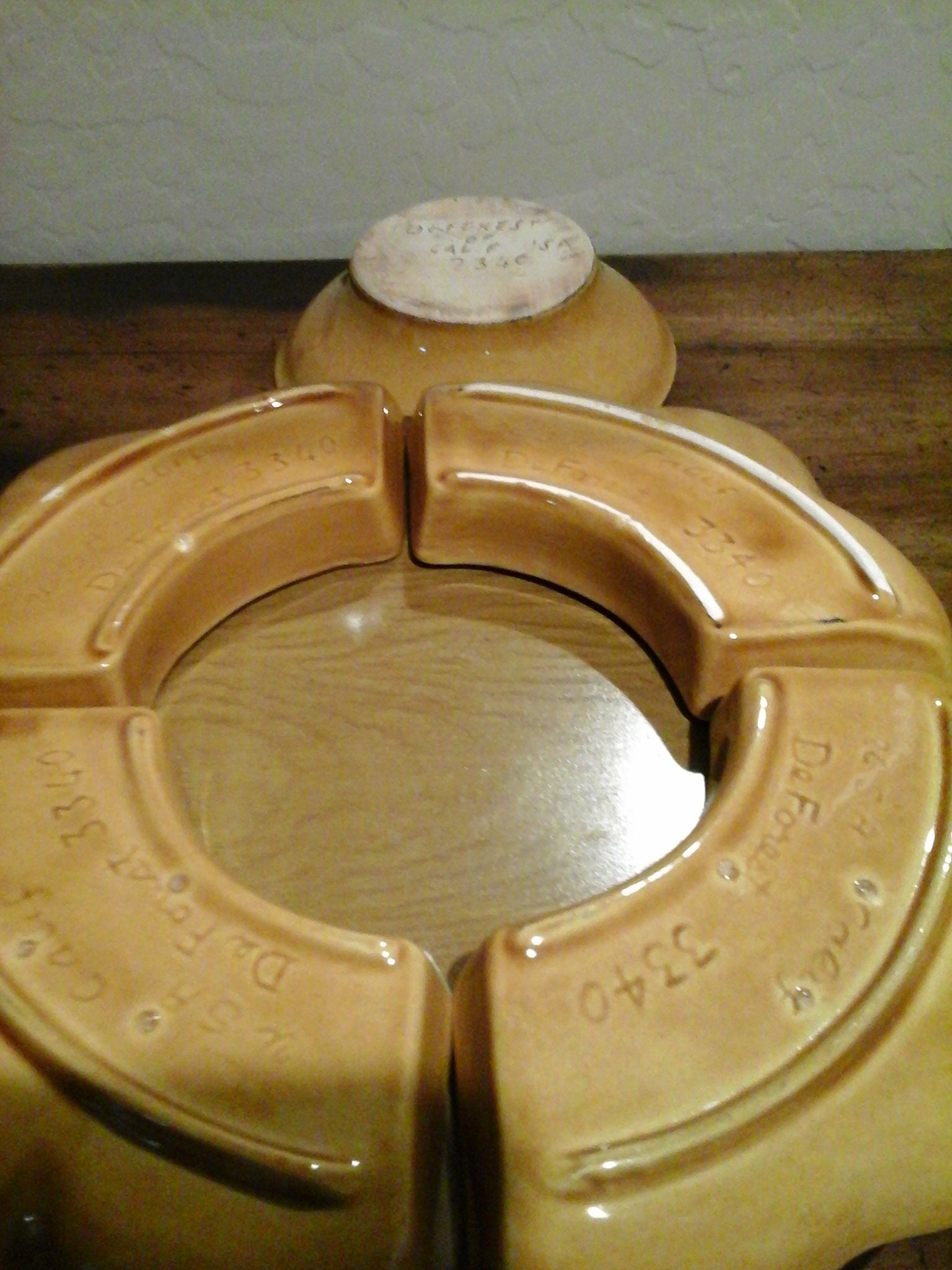 Lazy Susan Vintage California Pottery Deforest of California USA - Etsy