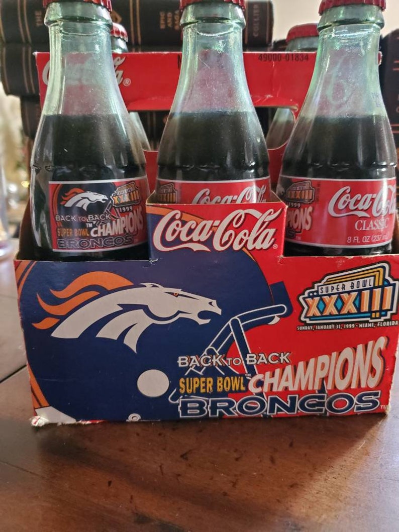Broncos Coca Cola Limited Edition Super Bowl Six Pack - Etsy
