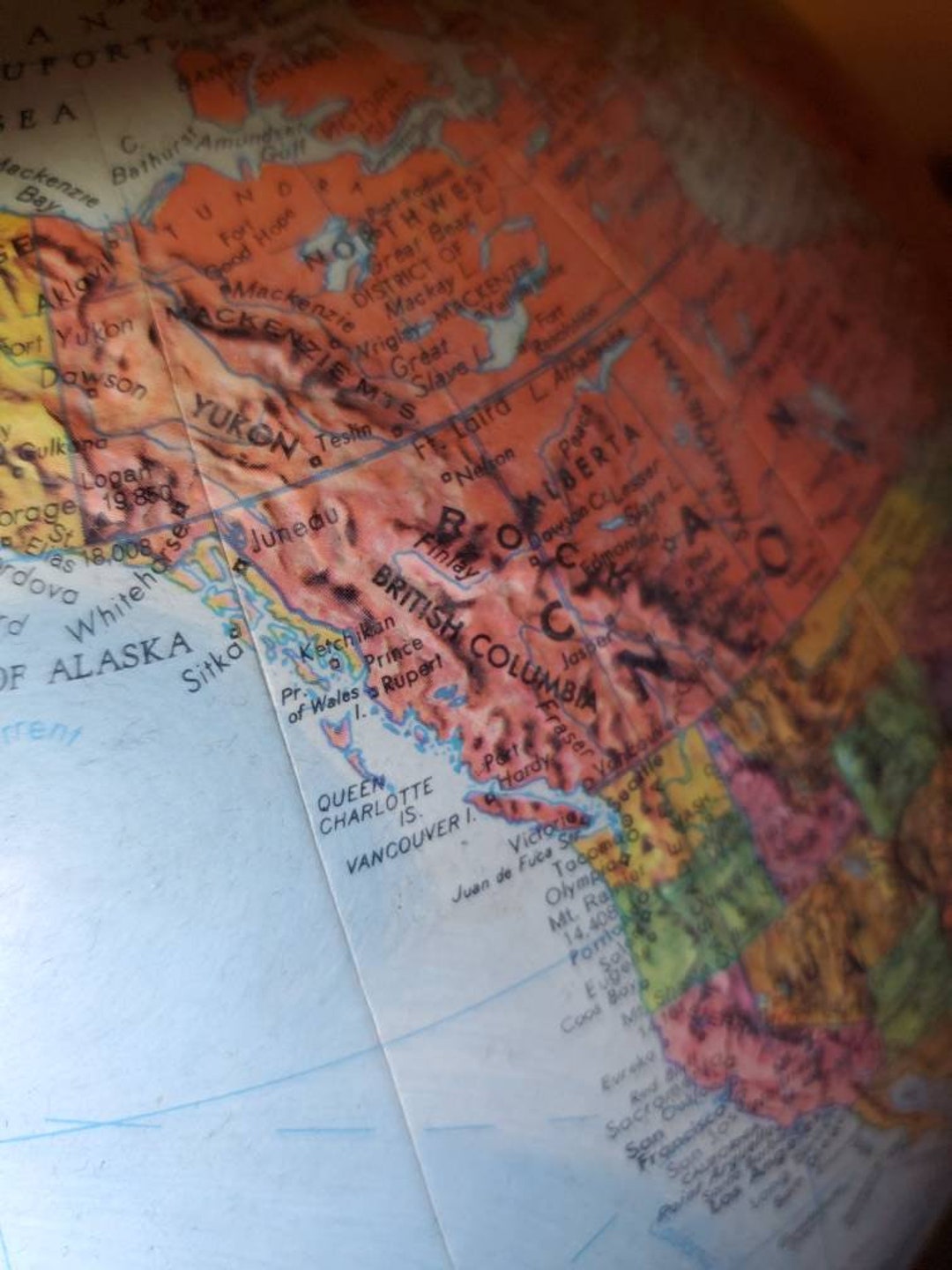 Replogle "stereo Relief" Globe - Etsy