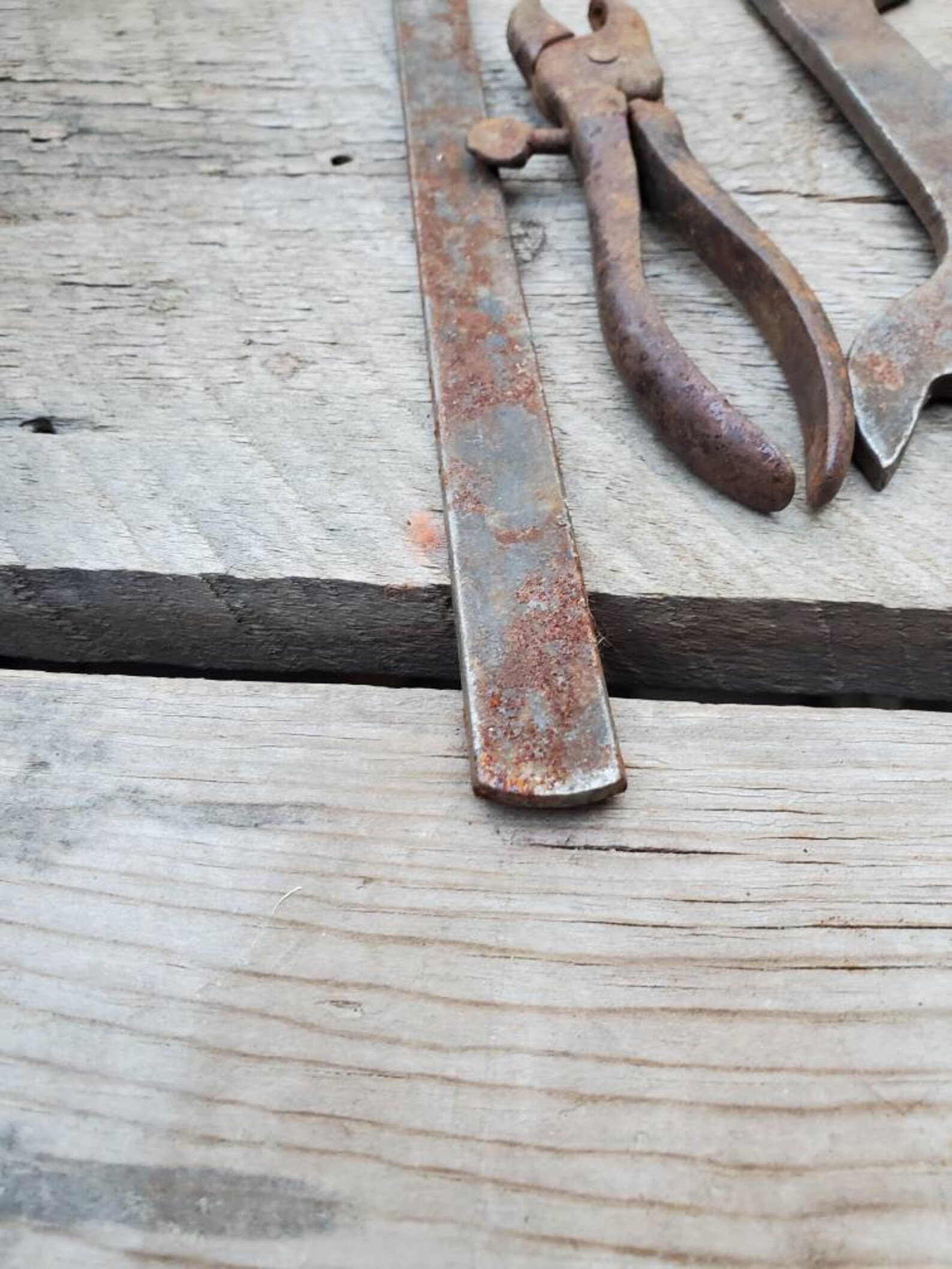 Vintage Rusty Tools Set of 5 - Etsy